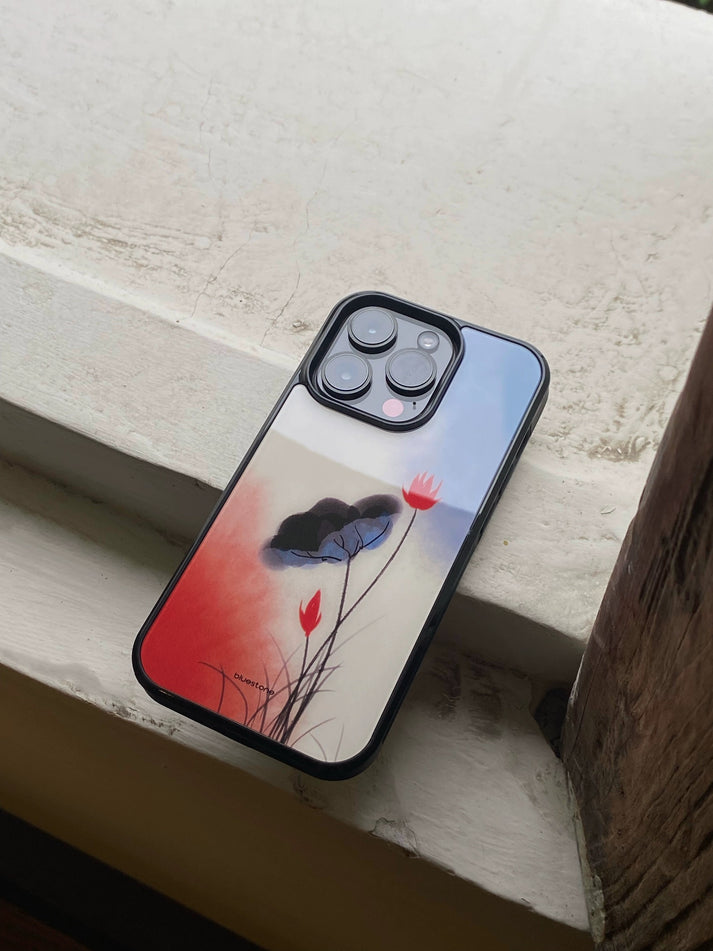 iPhone Case Multicolor Lotus Pattern – All the beautiful things