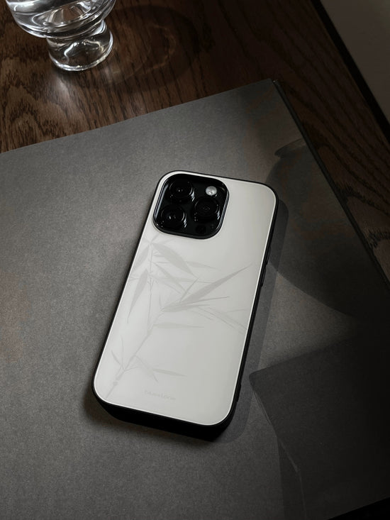 IPhone Case Glaze Reinforced Glass Porcelain-like White – All the ...