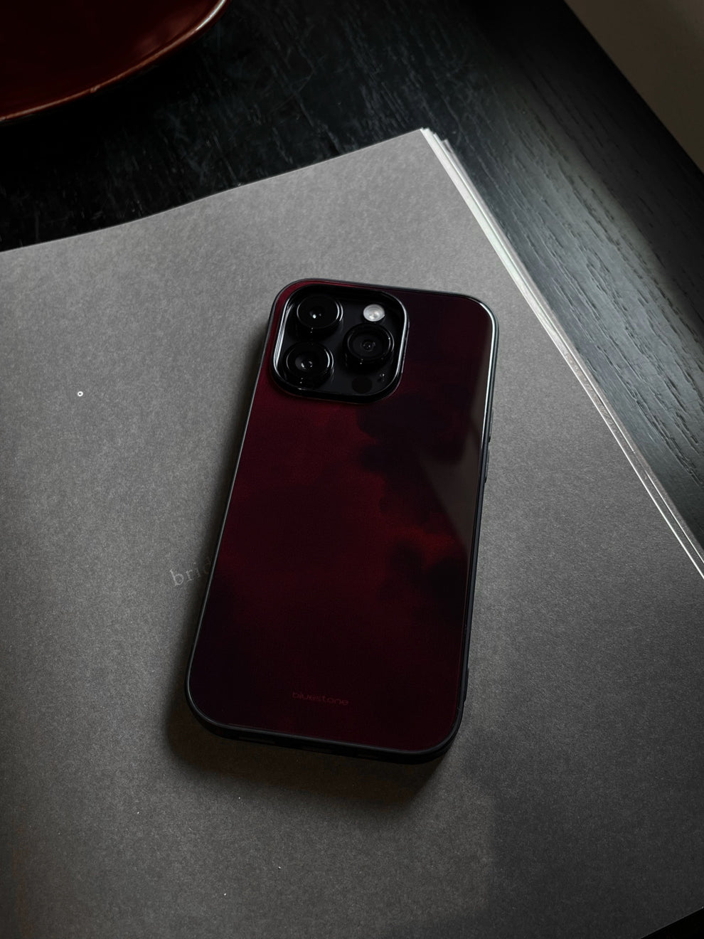 iPhone Case Dark Red Cloud Glaze – All the beautiful things