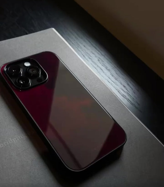 iPhone Case Dark Red Cloud Glaze – All the beautiful things