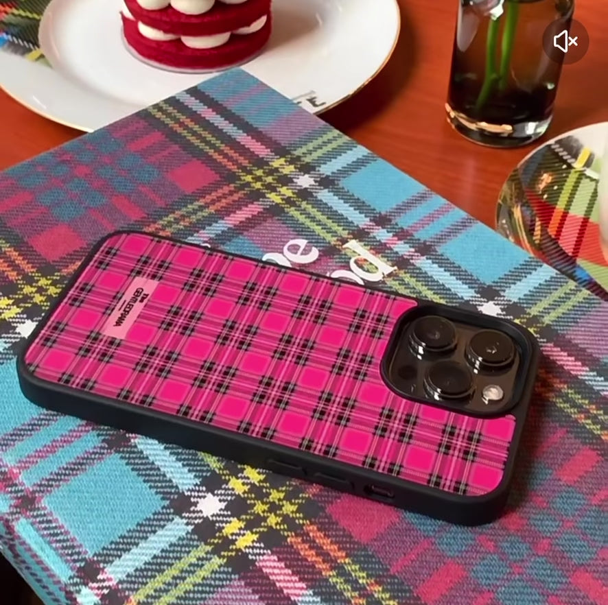 IPhone Case Plaid Style Red – All the beautiful things