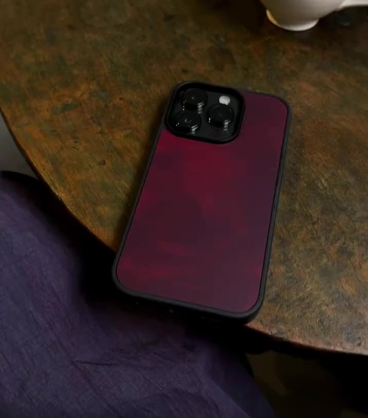 IPhone Case Burgundy Acrylic – All the beautiful things